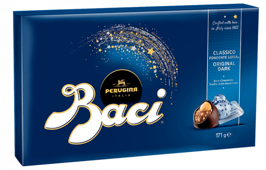 Baci Original Dark Box with dark chocolate truffles | Baci Perugina